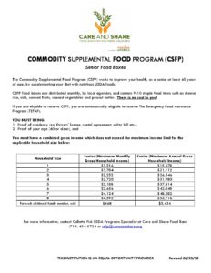 CSFP Public Notice Flyer Template web version