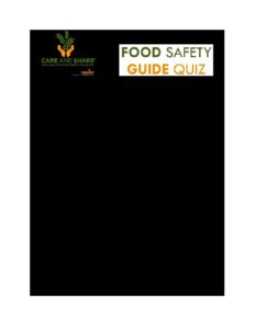Food Safety Quiz